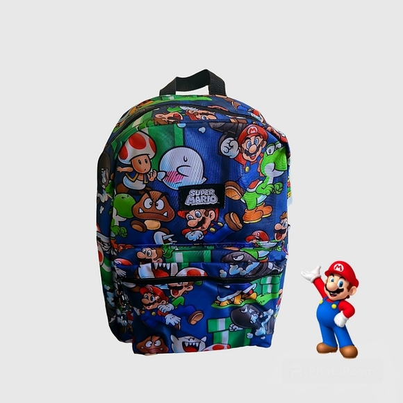 Nintendo | Bags | Nintendo Super Mario Backpack | Poshmark